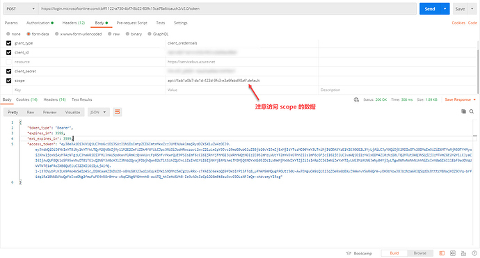 Azure AD 获得 Token 的时候得到 invalid_scope 的错误-CSDN博客