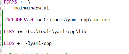 Qt导入yaml-cpp库进行yml文件的读取_qt yaml读取-CSDN博客