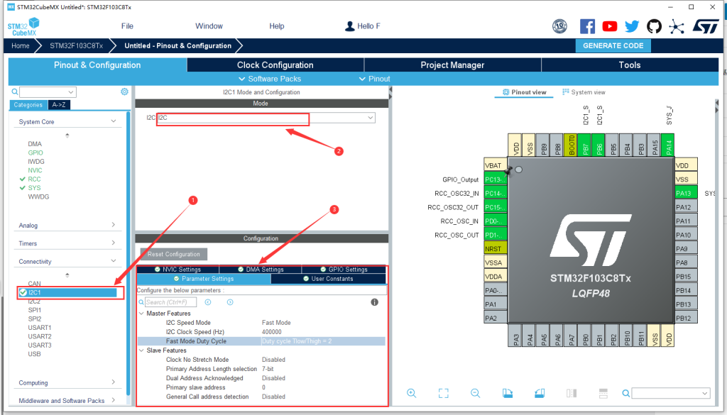 【STM32-HAL库】MPU6050姿态传感器_stm32 hal mpu6050-CSDN博客