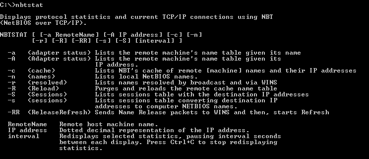 nbtstat命令_nbtstat命令教程，以及在Windows上列出NetBIOS统计信息的示例-CSDN博客