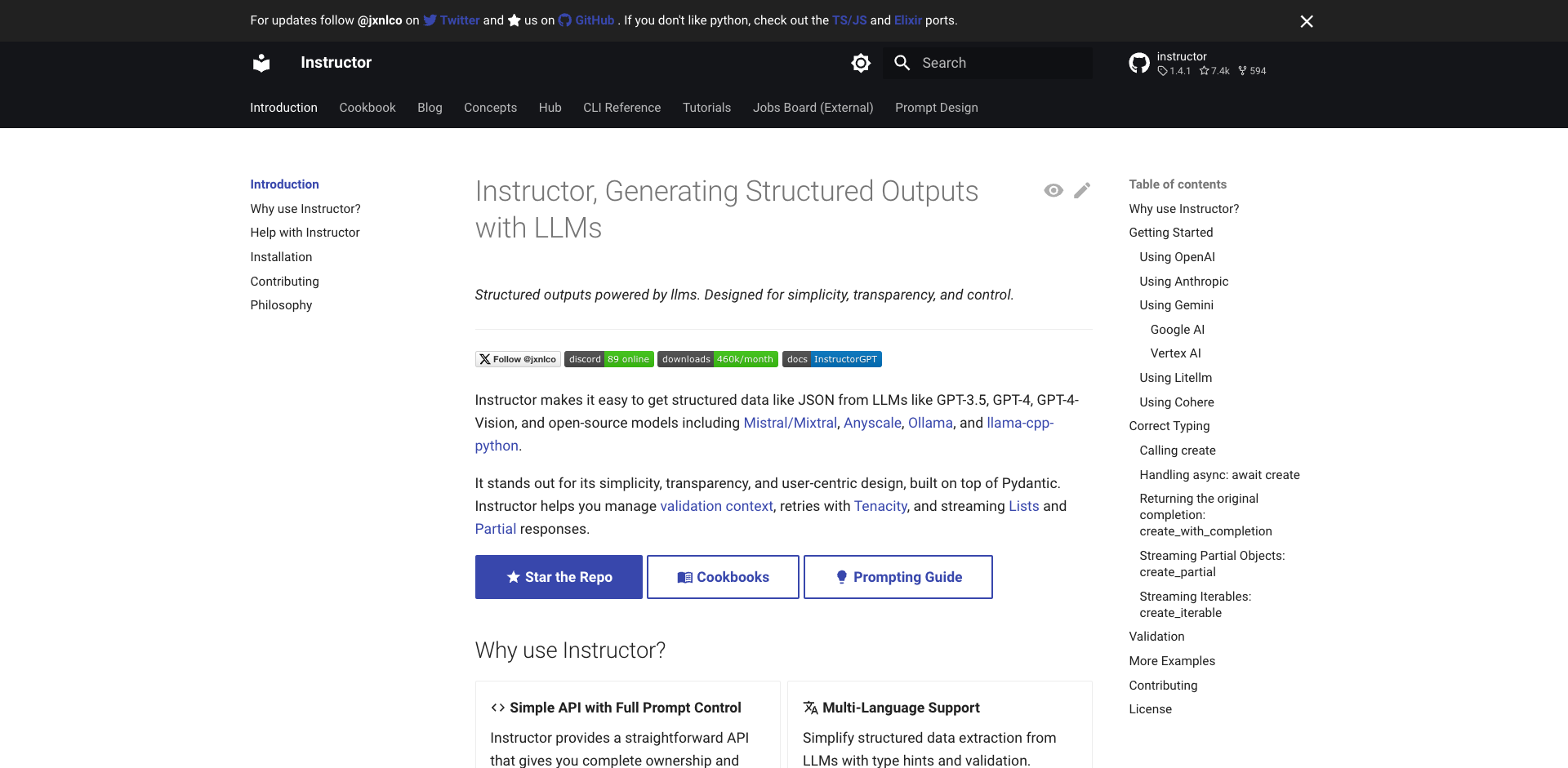 Instructor入门指南 - 轻松构建结构化LLM输出_python instructor-CSDN博客