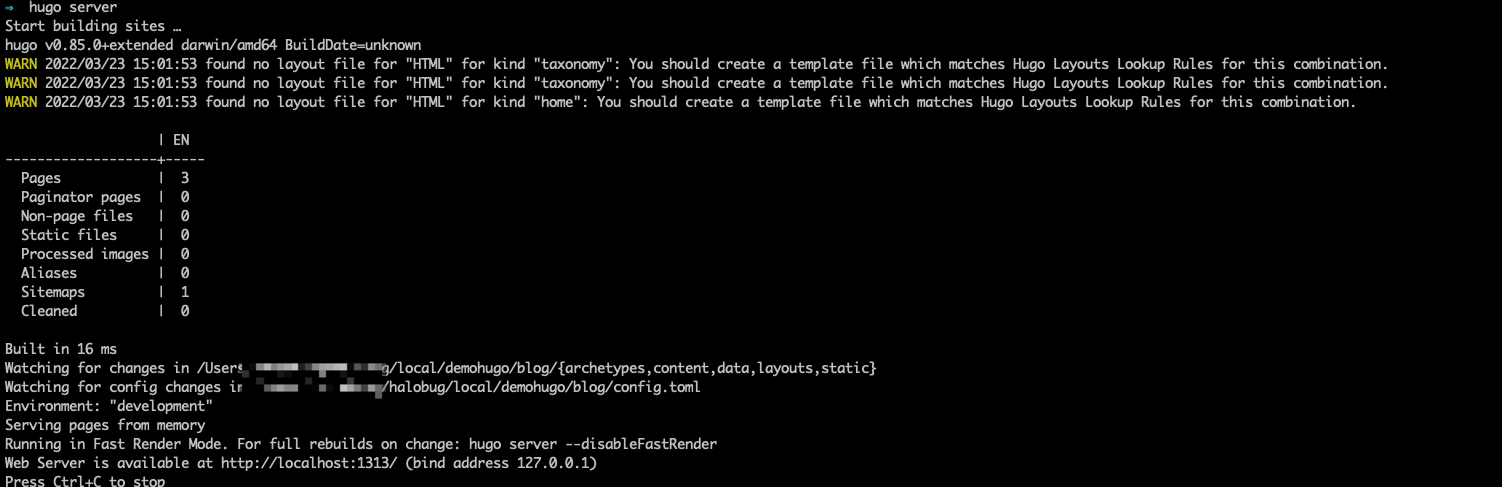使用Hugo搭建个人博客Mac+Docker_个人博客hugo-CSDN博客