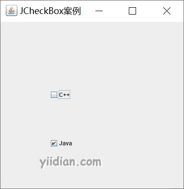 java jcheckbox_Java JCheckBox-CSDN博客