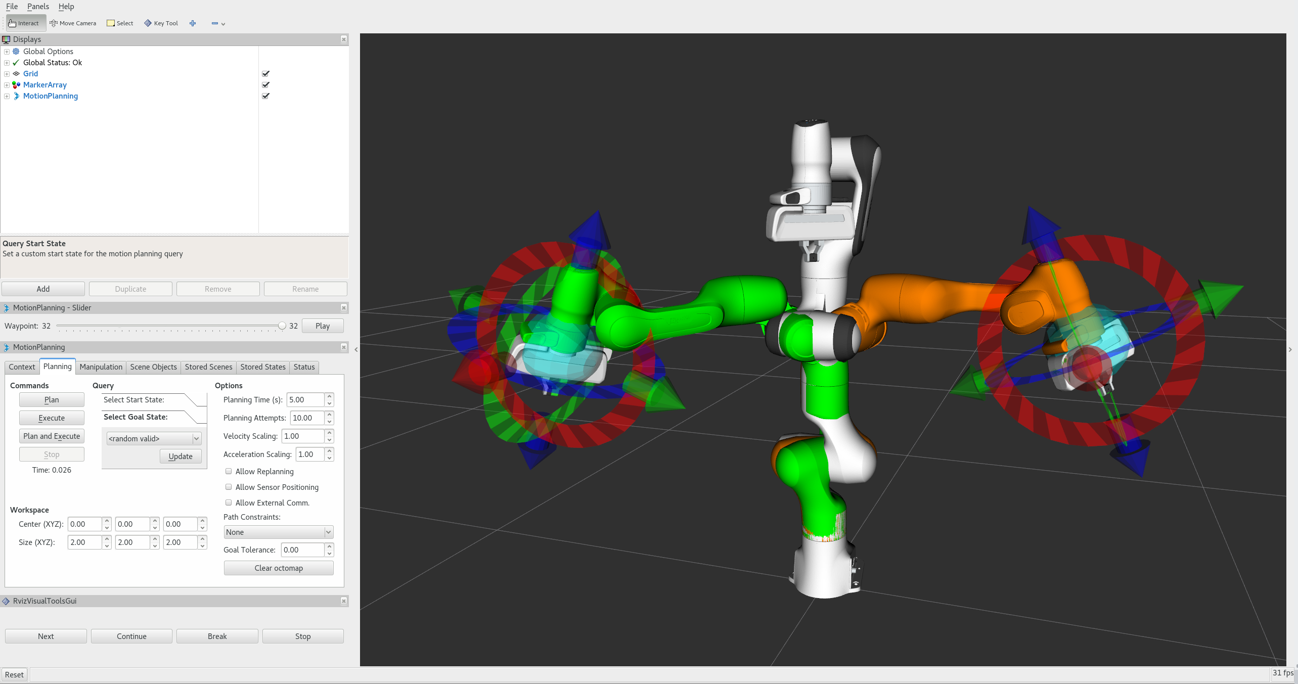 MoveIt2——2.MoveIt在RViz中的快速入门_rviz moveit-CSDN博客