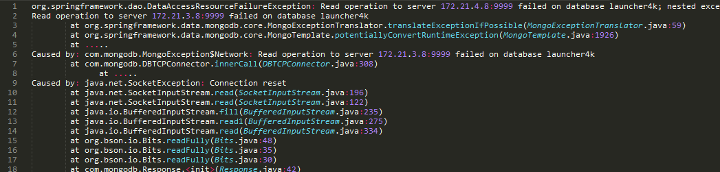 Mongodb 查询超时异常 Sockettimeoutexceptionmongotimeoutexception Csdn博客 