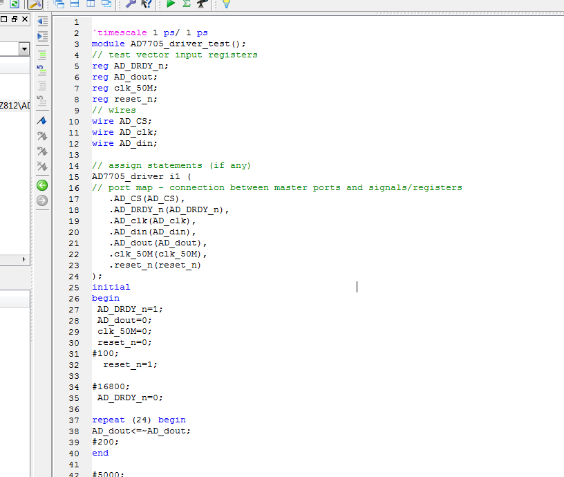 基于FPGA的AD7705驱动设计Verilog代码ISE 仿真-CSDN博客