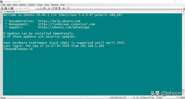 ubuntu 20 securecrt 安装_SecureCRT连接linux操作系统密钥交换失败解决方法-CSDN博客