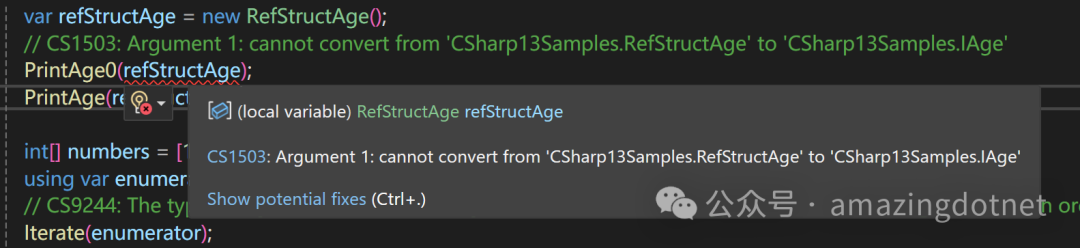 C# 13 Ref Struct Interfaces-CSDN博客