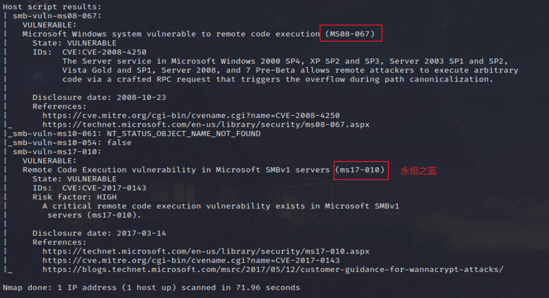 【ms17-010】永恒之蓝漏洞复现_ms17-010 漏洞检测工具-CSDN博客