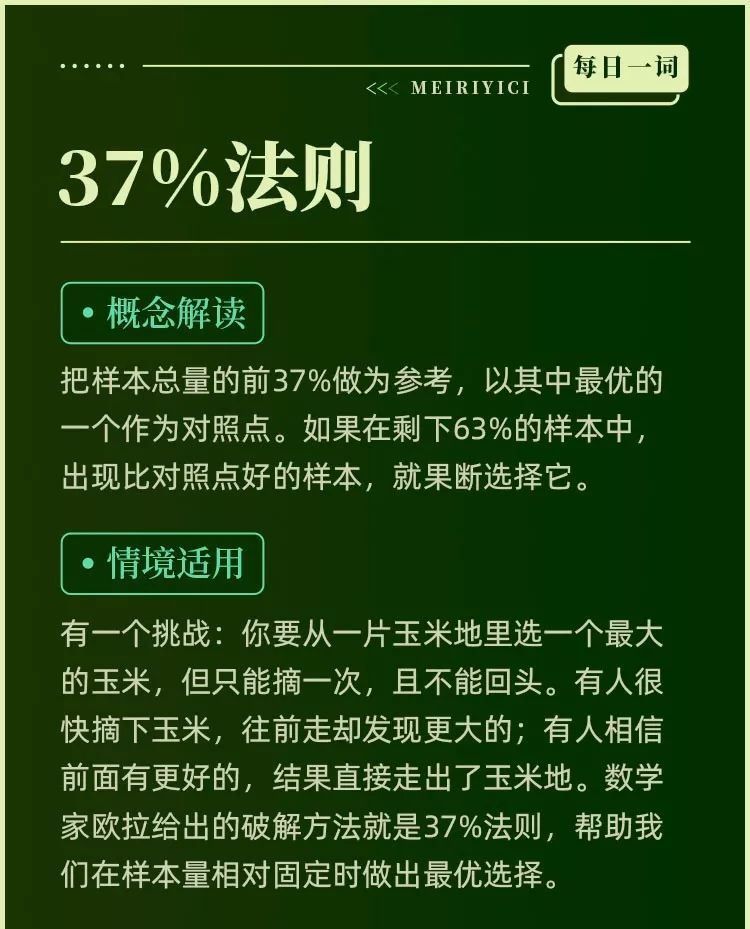 最优停止理论的推导_37%法则没有完美的选择，只有最优的策略-CSDN博客
