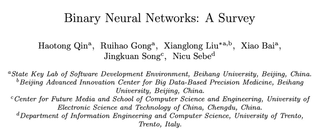 神经网络损失函数特别大二值神经网络(binary Neural Networks)最新综述 Csdn博客