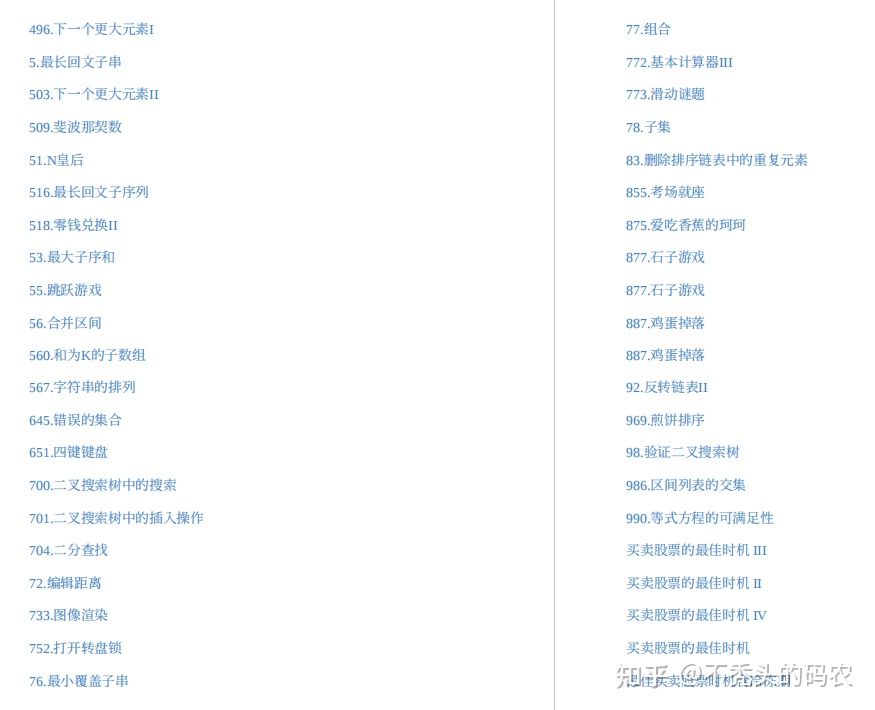 14天肝完这110道LeetCode算法题小抄，喜提8个大厂offer_leetcode算法面试小抄-CSDN博客