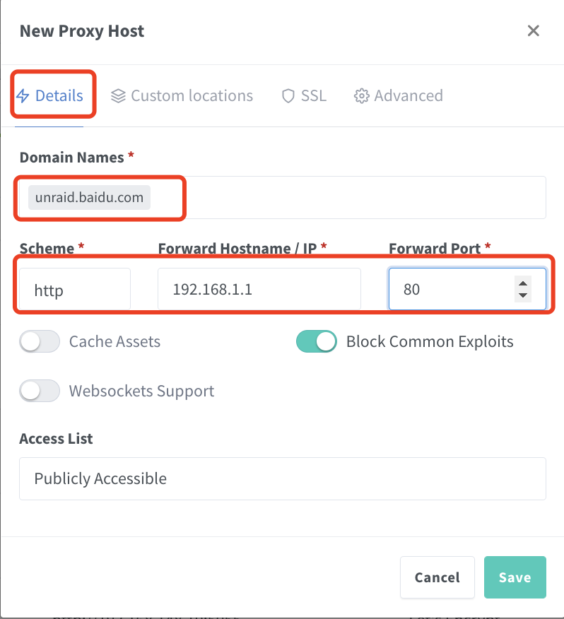 Nginxproxymanager实现unraid反向代理unraid Nginx Csdn博客