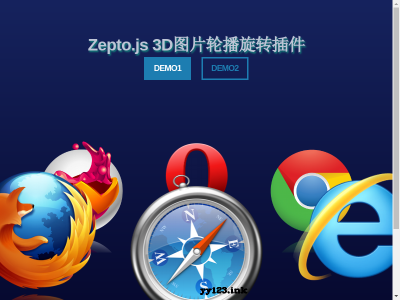 Zeptojs 3d图片轮播旋转插件 Csdn博客