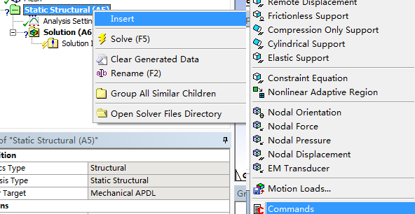 关于APDL命令在Workbench环境的应用_workbench apdl-CSDN博客