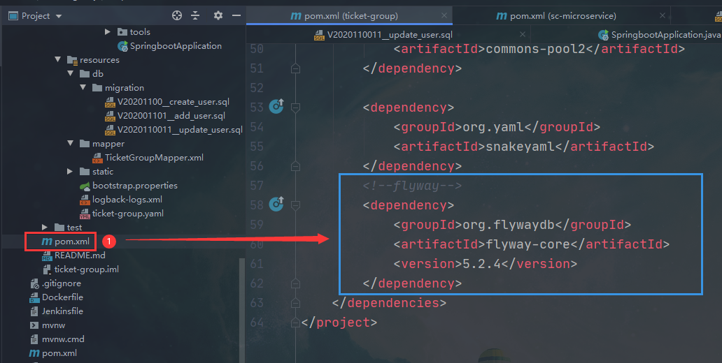 Springboot整合flyway实现数据库版本控制并自动升级 Sql 脚本运维发布版本时sql Csdn博客