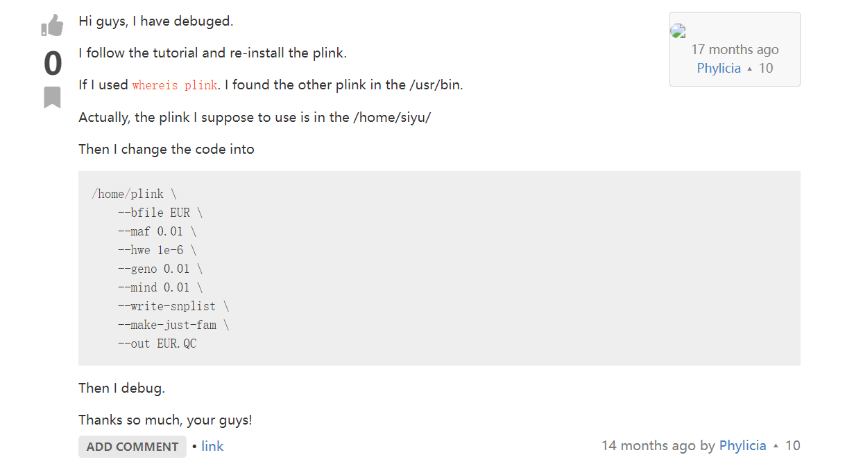 生信小白之plink：unknown option “--bfile“ plink：unknown option “--extract“_plink --vcf option 不能使用怎么办 ...
