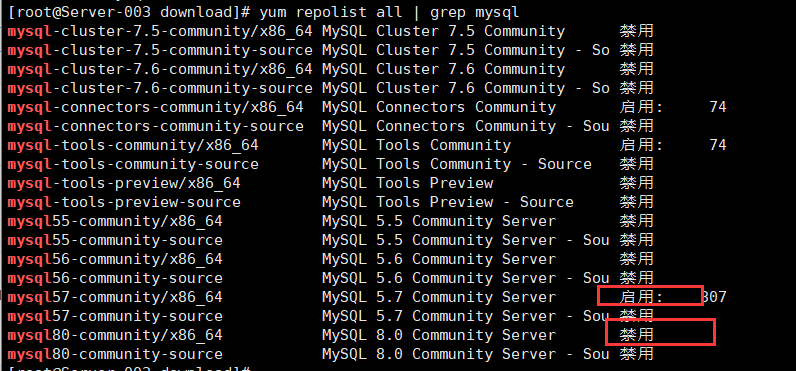 centos下安装mysql选什么版本_Centos7服务器中安装MySQL（选择一个你想要的版本）..._weixin_39775029的博客-CSDN博客