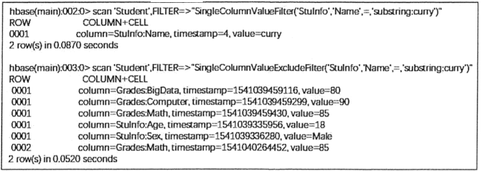 Hbase-常用的show_filters类型集及使用shell操作方式_shell singlecolumnvaluefilter int类型-CSDN博客