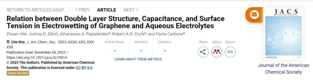 JACS：揭示电湿润能力与储能之间的作用联系-CSDN博客