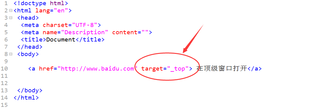 html中target四种选择target＝_blank、target＝_parent、target＝_self、target＝_top的区别 ...
