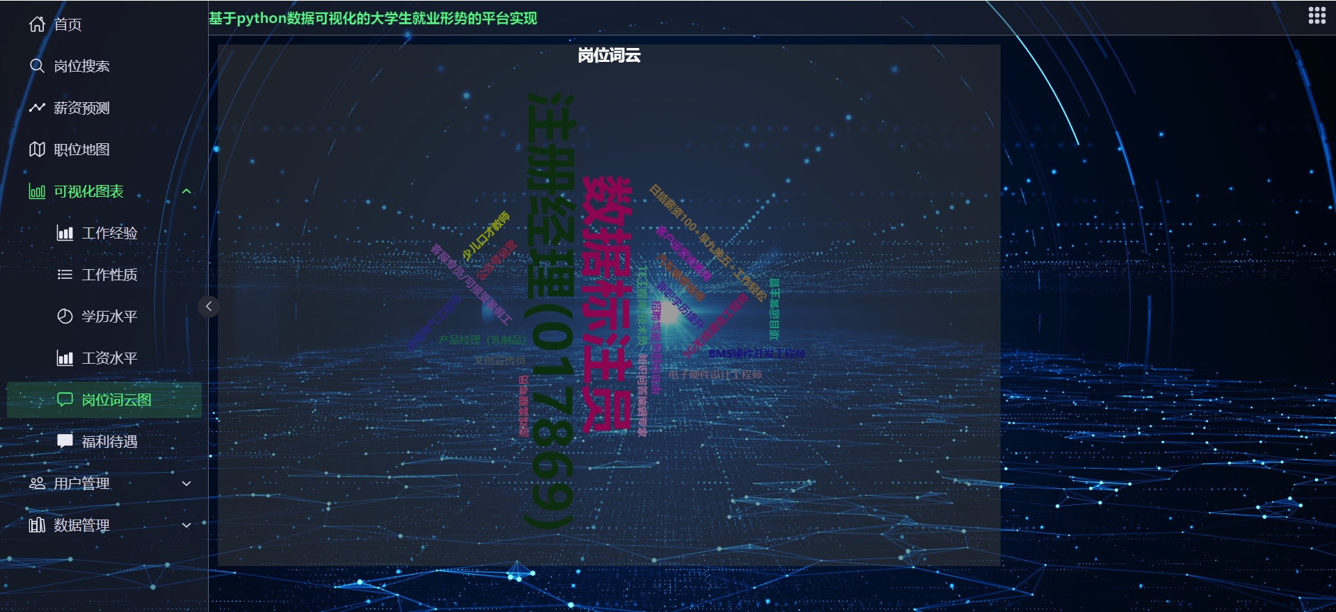 大数据项目 基于python实现的数据可视化大学生就业形势的平台实现基于python的大学生就业数据分析 Csdn博客