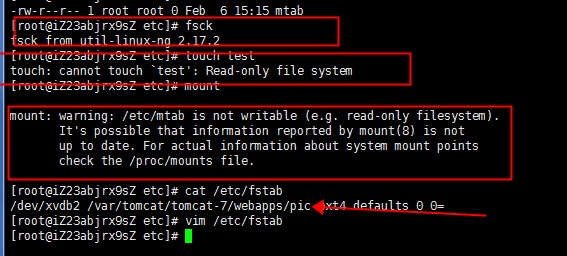 Linux查看文件系统是否是只读 Linux 文件系统只读问题分析指引 Csdn博客