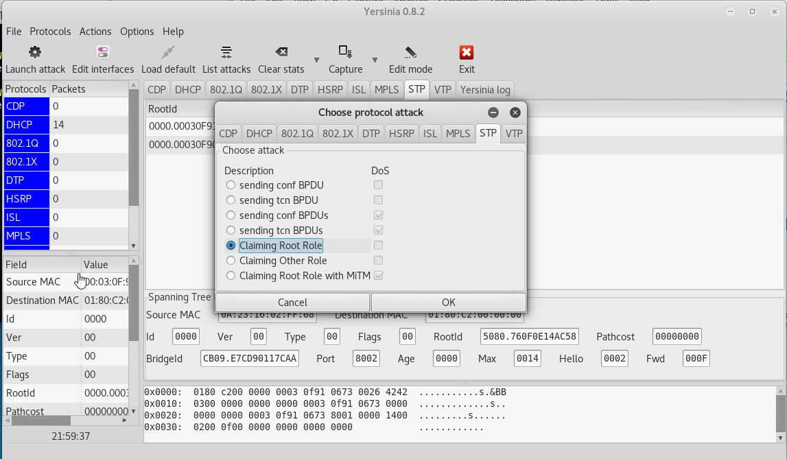 Python 协议攻击脚本六 Stp攻击stp协议攻击 Csdn博客 