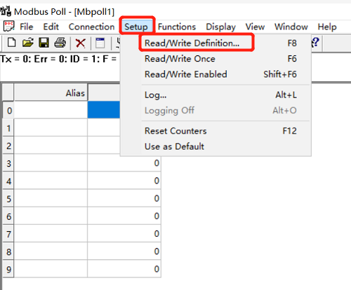 PLC调试工具Modbus Poll使用说明(ModBus TCP/IP类型)_read coils-CSDN博客