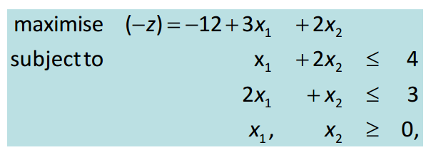 两阶段单纯形法Two-phase simplex method-CSDN博客