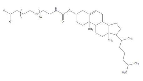 胆固醇PEG试剂分享：Cholesterol PEG aldehyde/FITC/SH，试剂反应特点结构式分享如下_ev用胆固醇标记还是peg ...