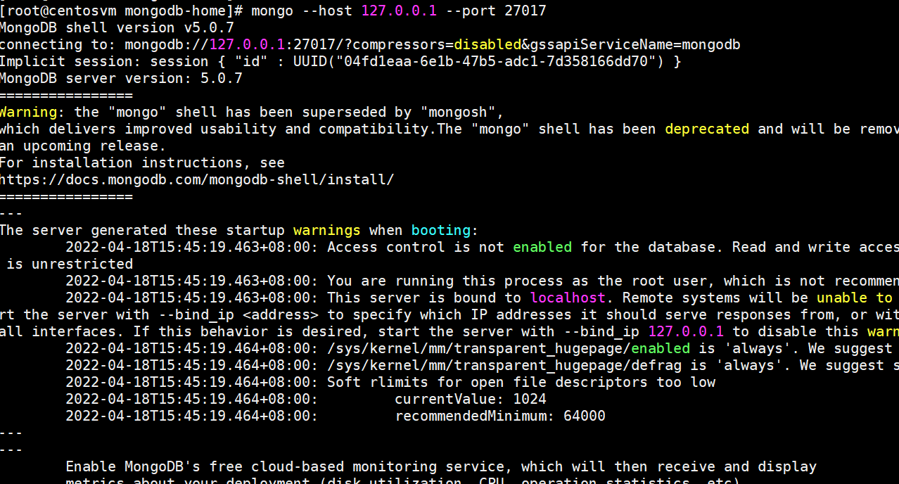 MongoDB安装与基本使用、java实战（1）_mongo clientsession-CSDN博客
