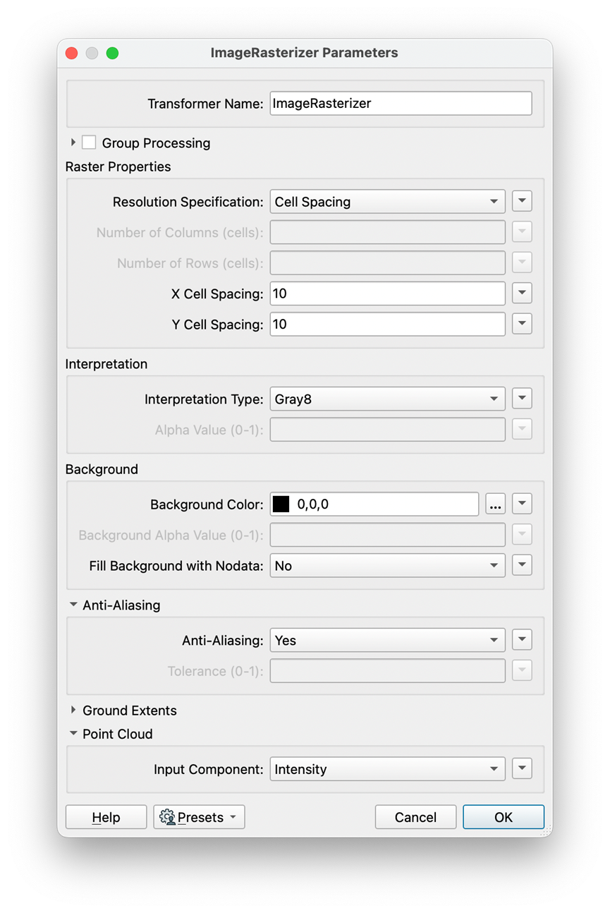 在FME中利用点云生成栅格和DEM_栅格化点云图层-CSDN博客