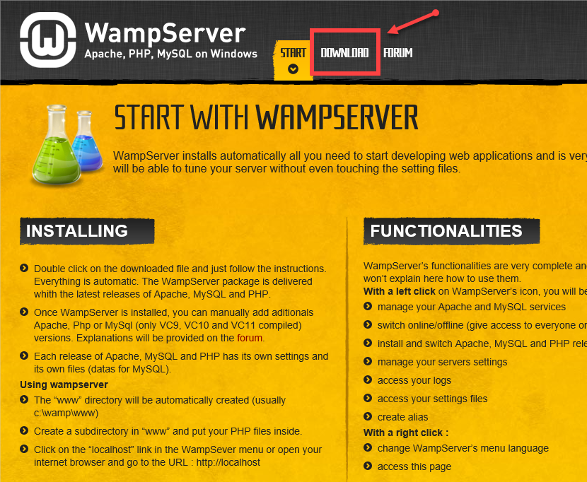 WampServer的下载方法-解决报错the installation folder chosen is not that wampserver-CSDN博客