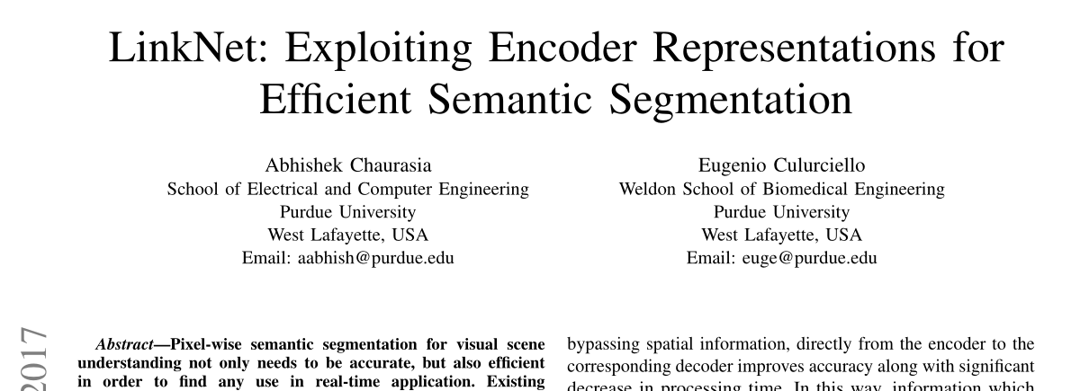 Day2-LinkNet用于语义分割-论文阅读及代码理解（1）_linknet模型代码-CSDN博客