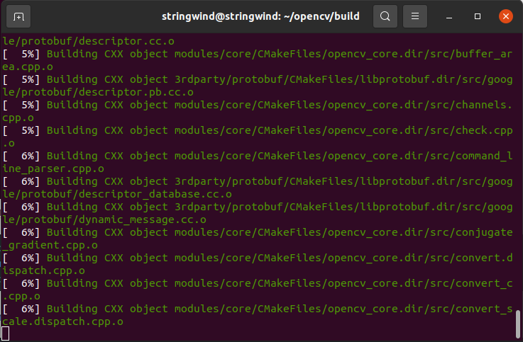 Ubuntu 20.04下搭建C++ & OpenCV 4.6.0 & cmake编译_ubuntu20.04安装opencv c++-CSDN博客