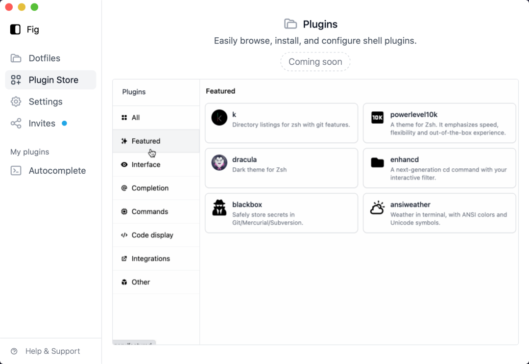 Fig : 一款超高颜值和功能强大的终端自动补全工具-CSDN博客