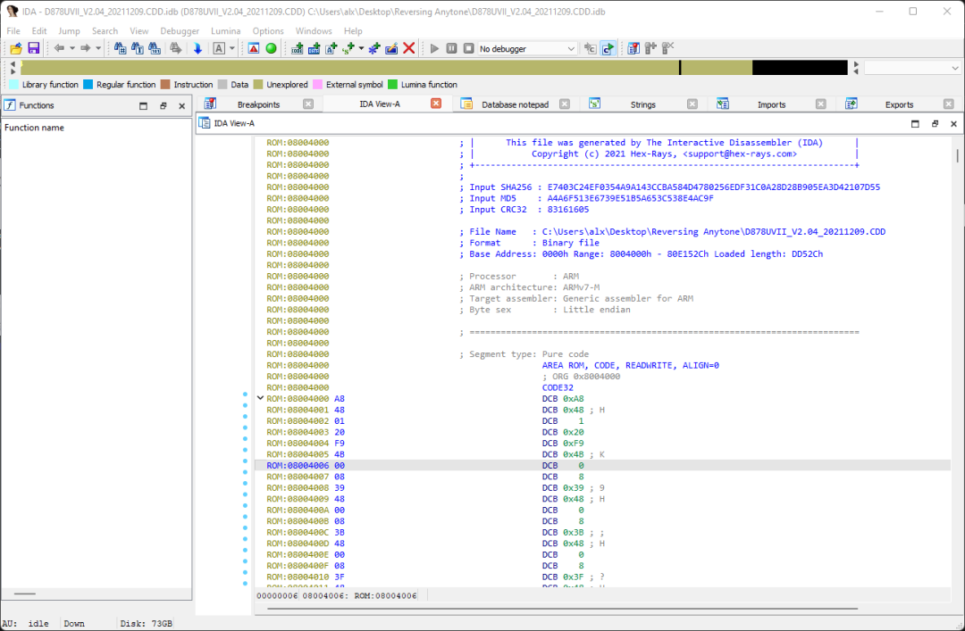 如何利用IDA Pro逆向分析ARM 二进制映像-CSDN博客