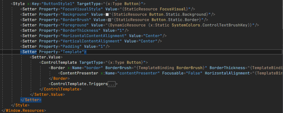 WPF 入门笔记 - 03 - 样式基础及模板_wpf 模板-CSDN博客