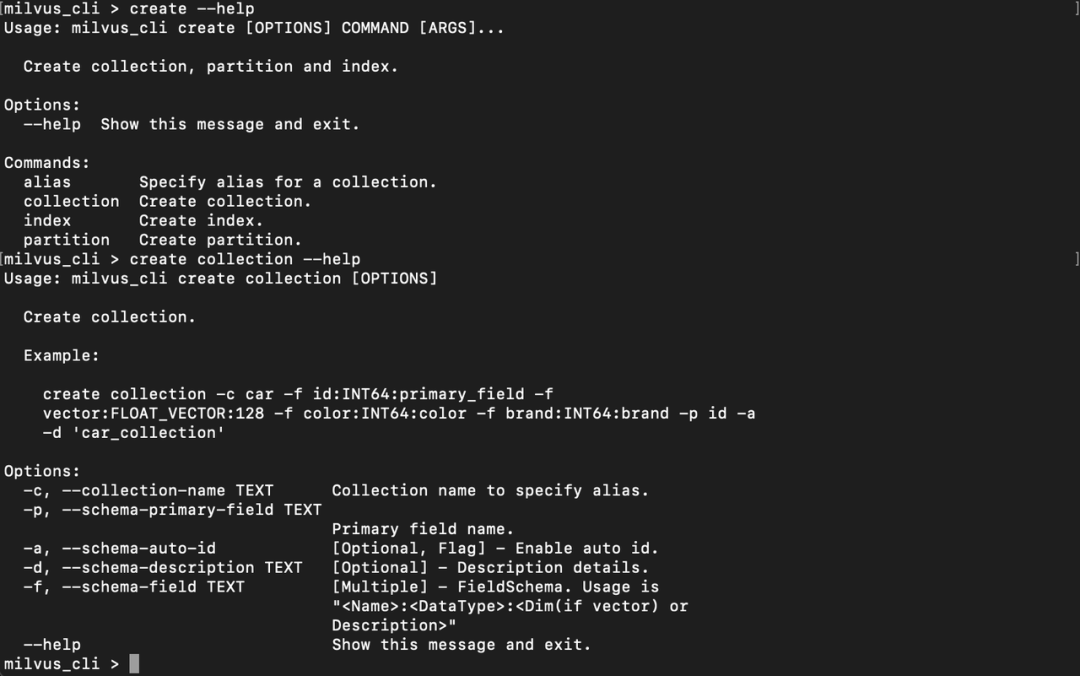 神器来袭，手把手教你使用 Milvus_cli_milvus教程-CSDN博客