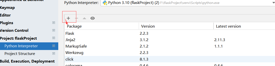 pycharm中创建Flask项目时flask安装包下载失败问题（from flask import Flask报红/No module named ‘flask‘）_pycharm安装 ...