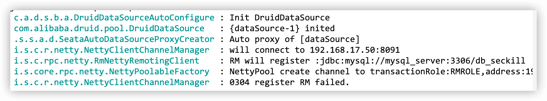 seata报错: 0304 register RM failed.-CSDN博客