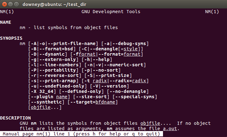 linux下nm命令的使用-CSDN博客