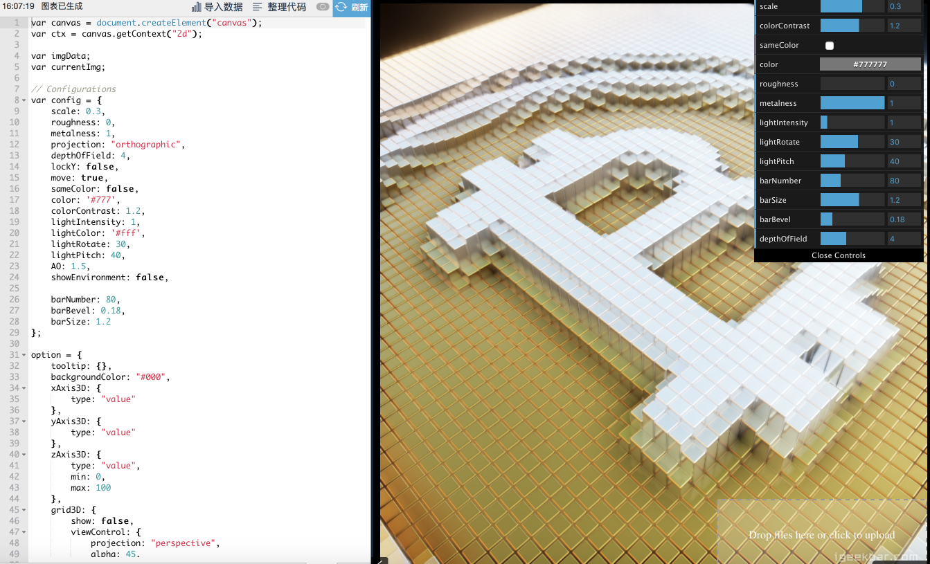 Html5 像素风画板【前端酷站】分享一个纯 Javascript 的图表库与立体像素风制作~ Csdn博客