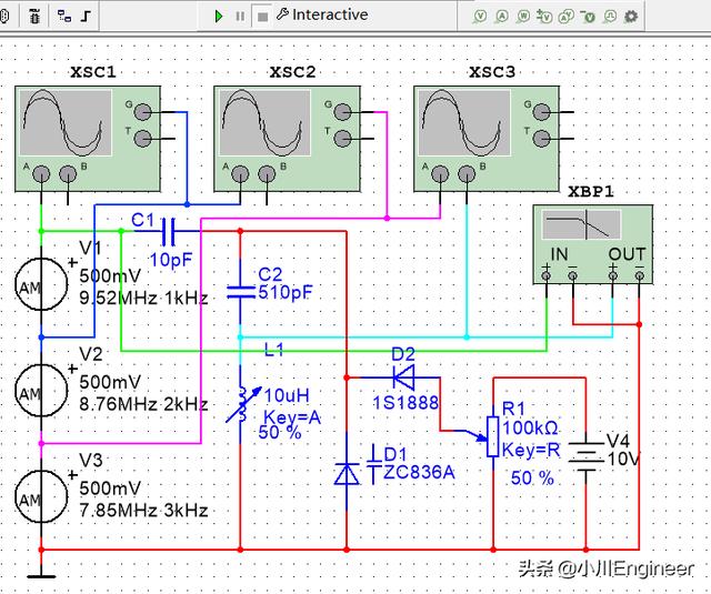 multisim二极管_变容二极管应用的Multisim仿真及分析-CSDN博客