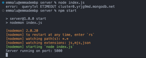 【express】报错:mongodb数据库连接不上且报错 Express连接mongodb报错 Csdn博客