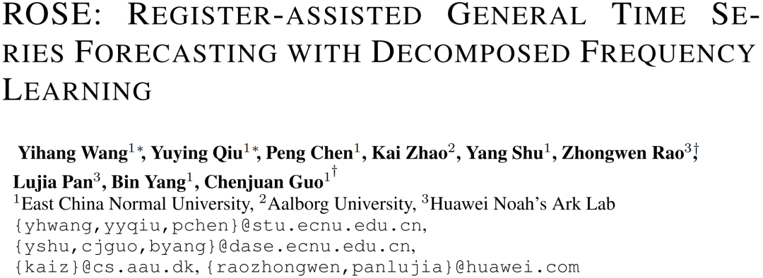 ROSE：领域知识自适应迁移的时间序列预测基础模型_rose模型-CSDN博客