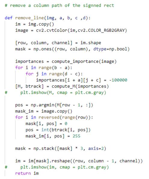 图像处理大作业：基于Seam Carving实现图像的重定位_基于seam carving ,完成一副图像创意设计-CSDN博客