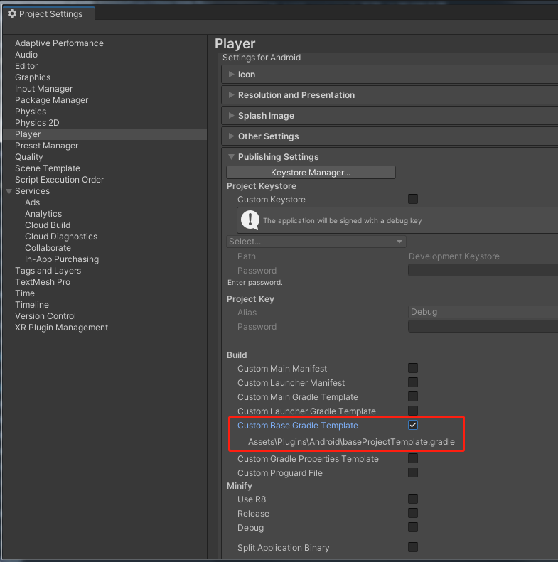 Unity:The option ‘android.enableR8‘ is deprecated and should not be used anymore.It will be remo ...