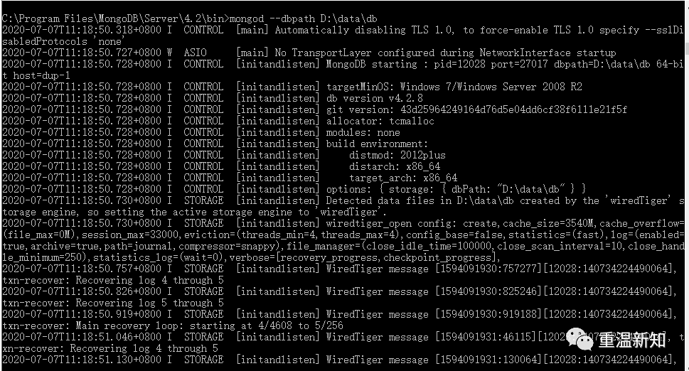 Mongodb 默认端口号mongodb的简单使用 Csdn博客 